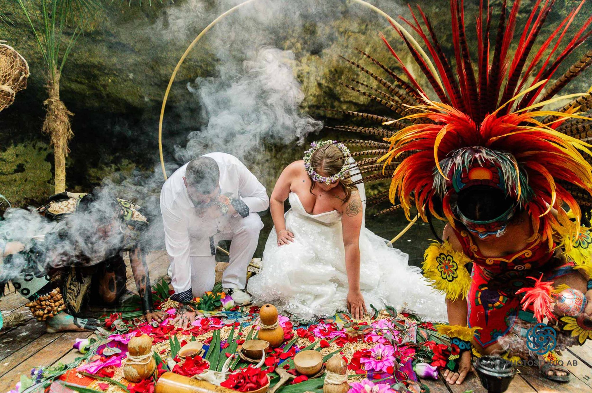 Jungle wedding Mayan ceremony Riviera Maya – Alessandro Banchelli ...